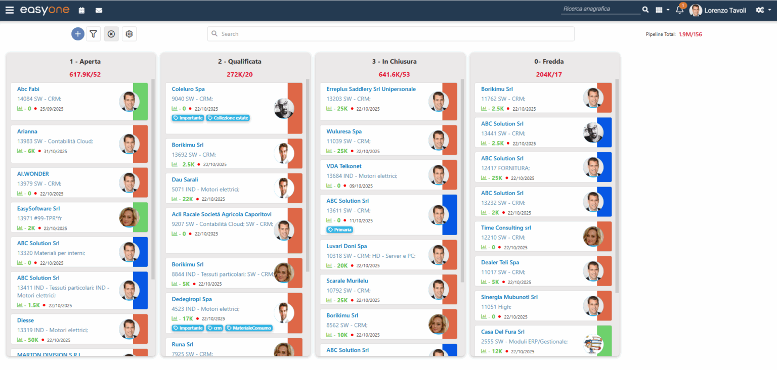 Home page 2025 - Easyone crm